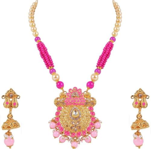 Buy khetlazee Women Gold Plated Alloy Jewel Set (kh2154) Online at Best ...