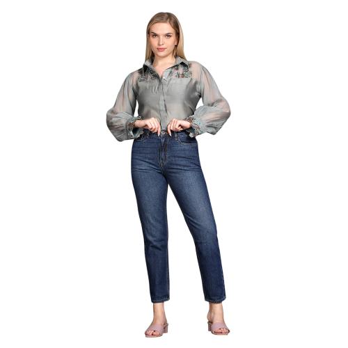 Buy Llak Jeans Women Boyfriend Fit Mid-Rise Denim-32 Online at Best ...