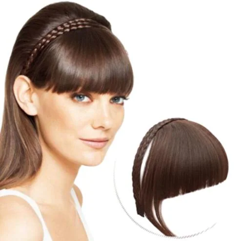 Buy Dazz Look Wigs Head Band Front Hair Bangs Fringe Hair Extensions ...