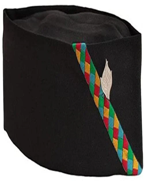 Buy The Mini Needle Uttrakhand Cap/Phadi Topi-Black Online at Best ...