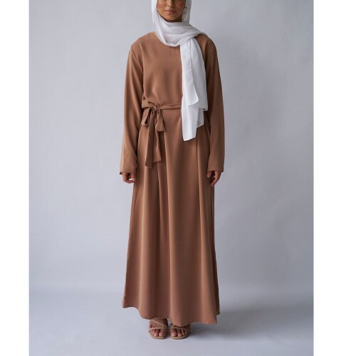 Buy OVAIS ABAYA COLLECTION Maira New Plain Basic Abaya for Women Suitable For Season Coller ...