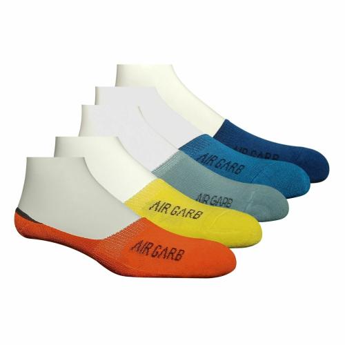 Buy AIR GARB No Show Loafer Socks - Ultra-Soft Cotton Foot Cover Socks ...