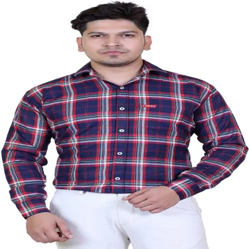 Buy TOROLY Men Checkered Casual Multicolor Shirt () Online at Best ...