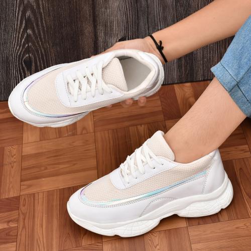 Buy Imcolus Mesh & Synthetic Leather Smart Sports Shoes For Woman ...