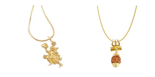 Buy Maalgodam Religious Locket, Hanuman ji Locket, Rudraksha Locket ...