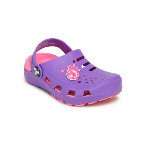 Buy Barbie by toothless Kids Girls Purple/Pink Clogs Online at Best ...