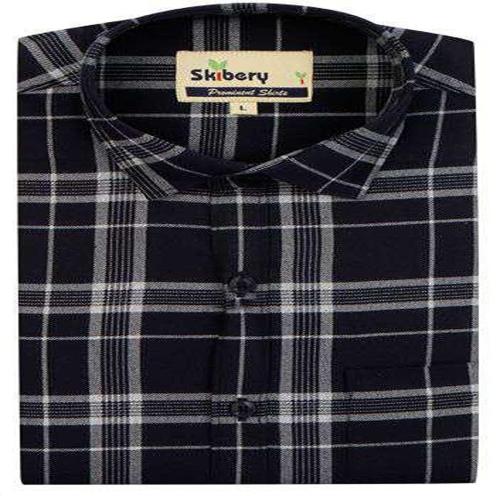 Buy Skibery Men Shirt With Checkered Full Sleeve Shirt Regular Fit ...