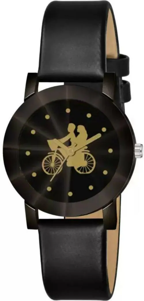 Buy Bolun Analog Black Dial Black Strap Watch For Women Online at Best ...