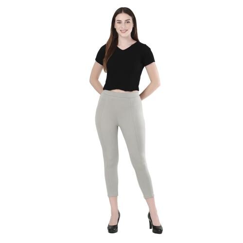 Buy Quill Grey Second Skin High-Waisted Jeggings for Women -NT27 - XXL ...