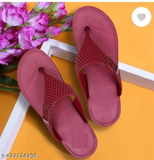 Buy MOXCO Women Casual Daily Wear Flip Flop Slippers For Daily Use ...