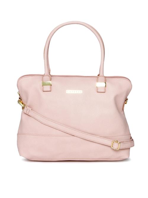 Buy Caprese Pink Synthetic Leather Lisa Handbag Online at Best Prices ...