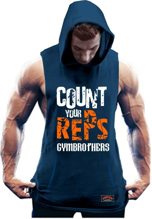 Buy GYMBROTHERS Men's Workout BodyBuilding Sleeveless Gym Hoodies Men ...