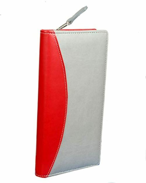 Buy Sukeshcraft Grey Synthetic Zipper Safe 2 Passport 13 Cards Currency ...