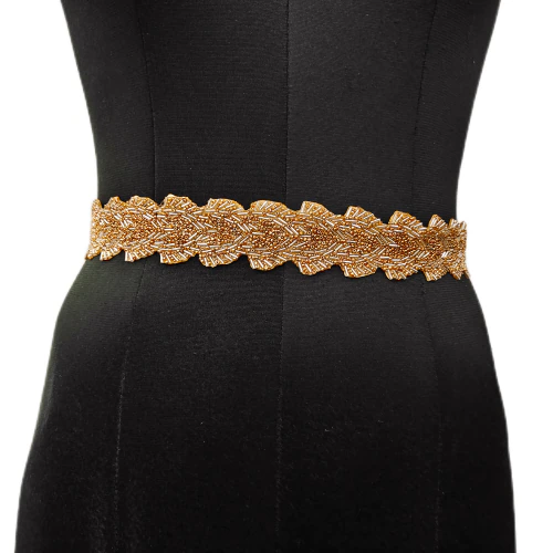 Buy purala saree belt for ero pan dark gold for women Online at Best ...