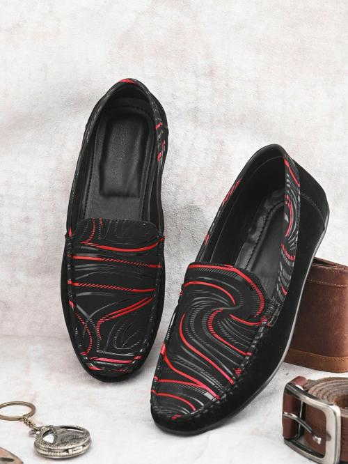 Buy Ranway Shoe GenZ Faux leather Casual Shoes for men-Red Online at ...