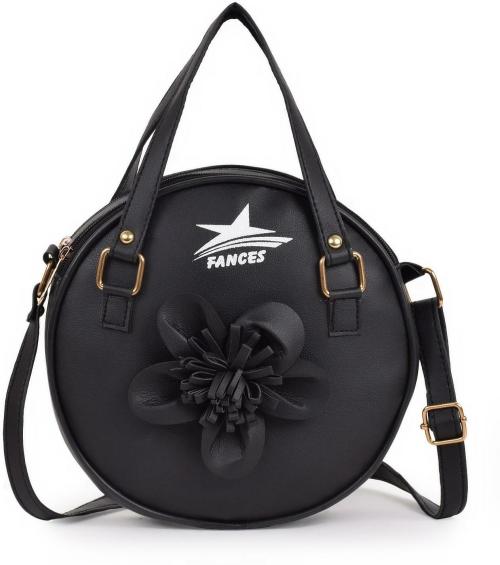 Buy Fances Black Sling Bag QRF Stitched Sling bag Online at Best Prices ...
