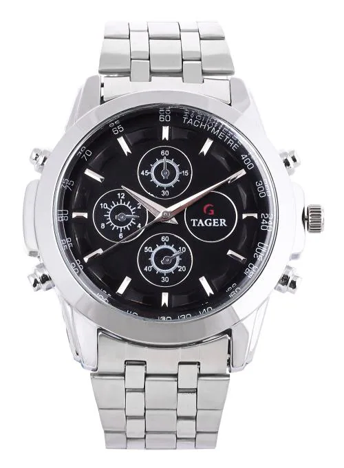 Buy BIZOLO Analogue Black Dial Silver Color Strap Men Watch For Boys ...