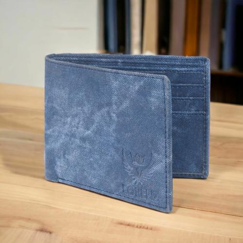 Buy Lorenz Blue Denim Wallet for Men & Boys | WL-05 Online at Best ...
