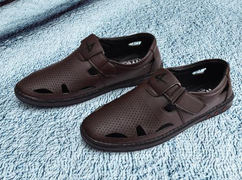 Buy Afreet Comfortable & Trendy Sandals for Men (Brown). Online at Best ...