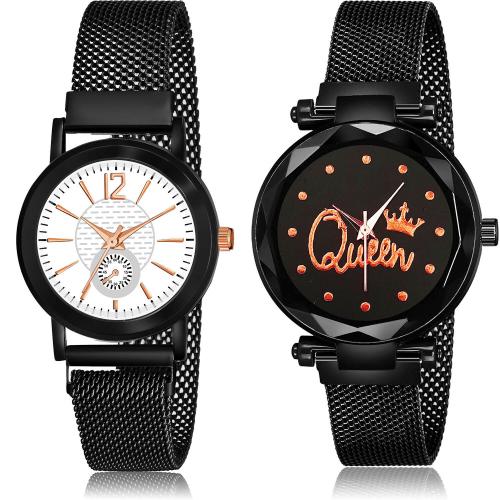 Buy GROOT Modern Rich Magnetic Chain And Queen Magnet Chain Black ...