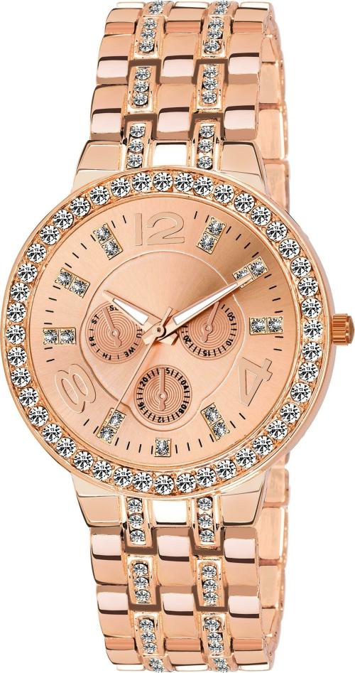 Buy TRUE COLORS Analog Gold Dial Gold Strap Watch for Women Online at ...