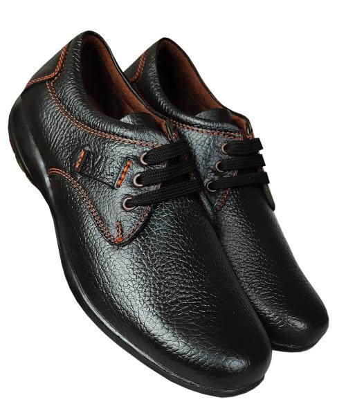 Buy Woyak Genuine Leather Lace up Formal Shoes for Men (Black) Online ...