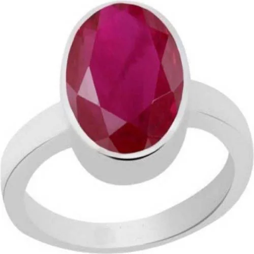 Buy Aurra Stores Ruby/Manik Ring Certified Panchdhatu Birthstone ...