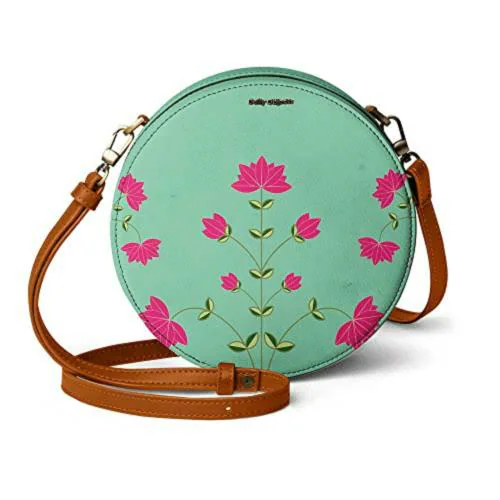 Buy DailyObjects Womens Mint Symmetry Crossbody Bag (Mint-Symm-Dob ...