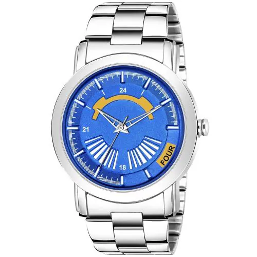 Buy Ganesh Analog Watch For Men | With Stainless Steel Strap | Round ...
