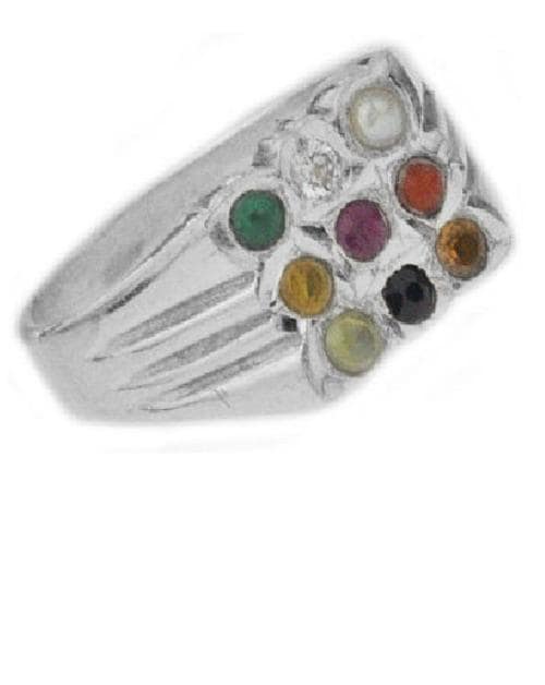 Buy Ceylonmine Natural Navratna Ring Original Gemstone Navgrah Ring ...