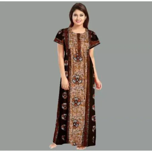 Buy ANANT CREATION Printed Women’s Nighty Soft and Comfortable Floral Print Nightwear for Women ...