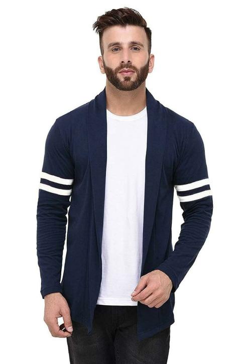 Buy DENIMHOLIC Men's Cotton Shrug for Men, Shrugs for Men, Online at ...