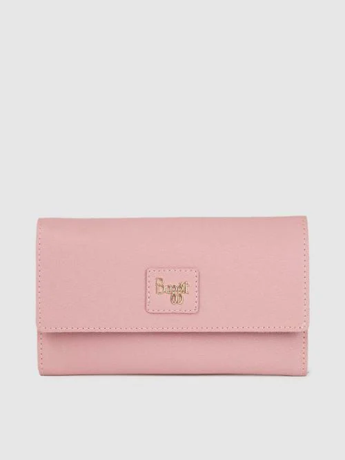 Buy Baggit Pink Polyurethane (PU) Wallet For Women Online at Best ...
