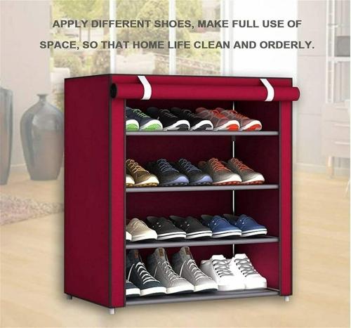 Buy LINK O MOON Mini Shoe Rack Large Shoe Stand Shoes Storage Organizer ...