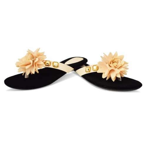 Buy Butchi women Cream stylish slipper Online at Best Prices in India ...