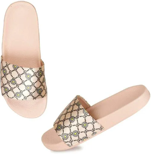 Buy H.M. LADIES FOOTWEAR Slides (Pink 6) Online at Best Prices in India ...