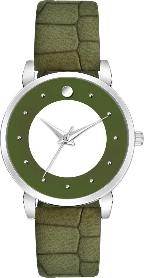 Buy DAINTY Green Dial Green Strap Analog Watch For Girls Online at Best ...