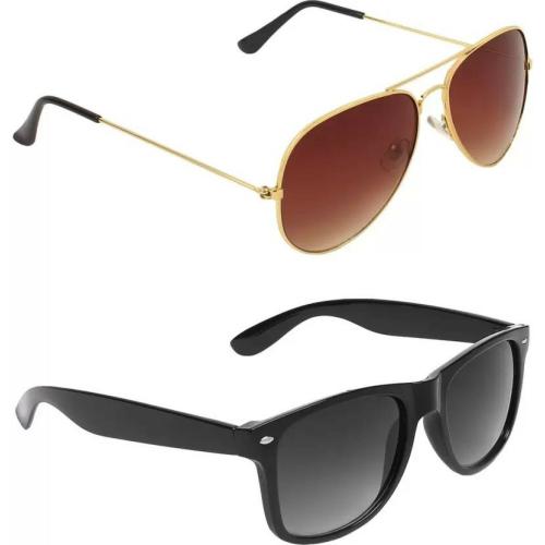 Buy FUNK sunglasses for men & women Multicolor pack of 2 Online at Best ...