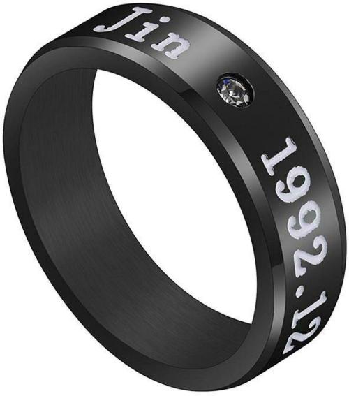 Buy Jewelgenics Titanium Plated Stainless Steel 9 Size Ring for Women ...