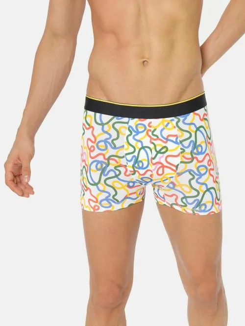 Buy Bummer STRING THEORY White Printed Modal Trunks for Men Online at Best Prices in India ...
