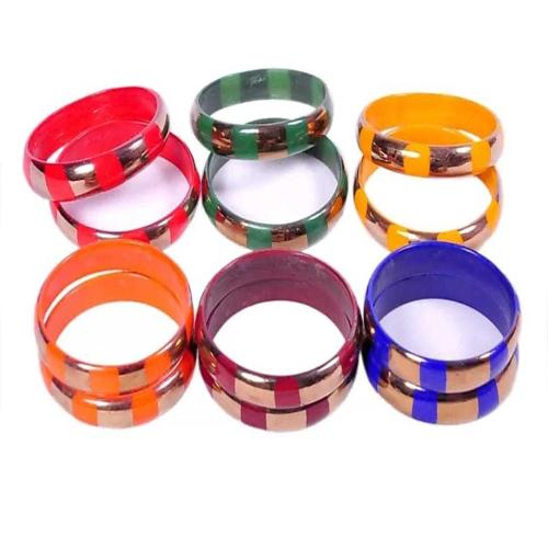 Buy Dreamy Designs Glass Gold-plated Glass Gold-plated Kada (Pack of 12 ...