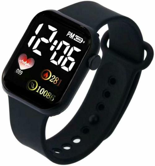 Buy Mastrena Heart Step Temperature Design Only Digital Black Dial And ...