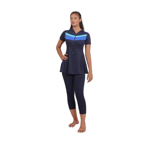 Buy AASHRAY New Swimming Costume for Women's & Girl's ! Half Sleeves ...