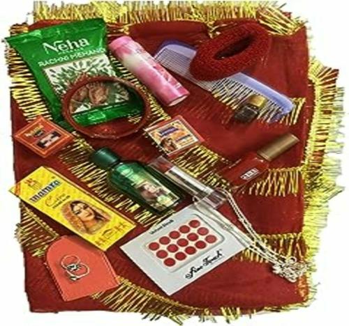 Buy BANITHANI Navratri Mata ka Shringar / Devi Pujan Samagri 16 items ...