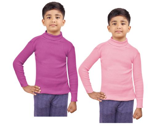 Buy IndiWeaves Boys Wool Warm High Neck Skivvy for Winter (Pack of 2 ...