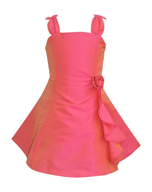 Buy A.T.U.N. Girls Hot Pink Jessica Party Dress Online at Best Prices ...