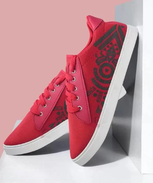 Buy URBANBOX Trending Red Casual sneaker sports Shoes for Men Online at ...