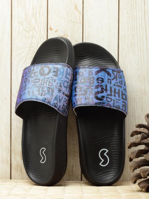 Buy SOLETHREADS | SPECTRUM | Comfortable Women Slides | Holographics Slides | Stylish ...