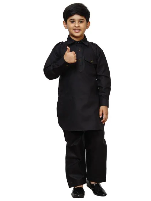 Buy Pro-Ethic Style Developer Ethnic 2- Piece Pathani Suit Set For Kids ...