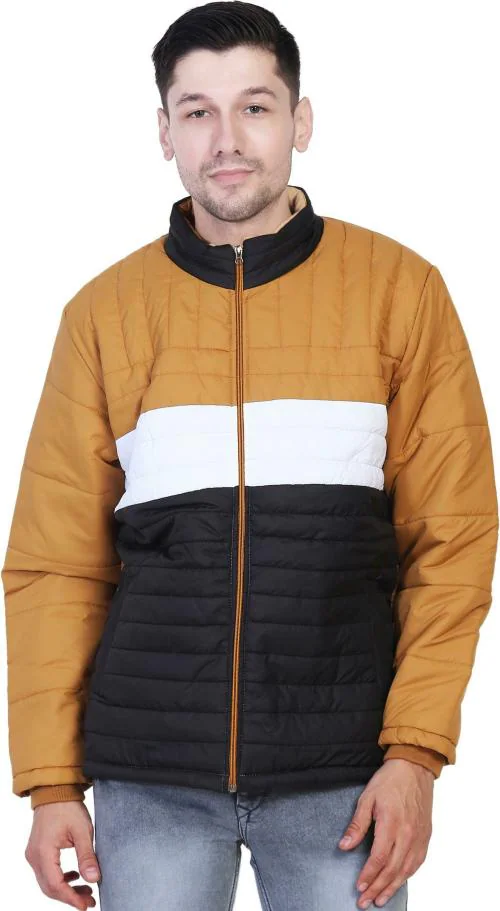 Buy AD & AV Men Yellow Solid Nylon Single Jacket Online at Best Prices ...